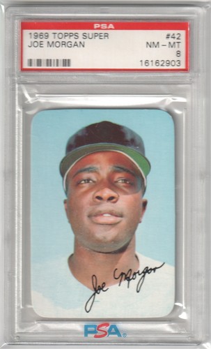 JOE MORGAN 1969 Topps Super #42 PSA 8 NM - ASTROS | eBay