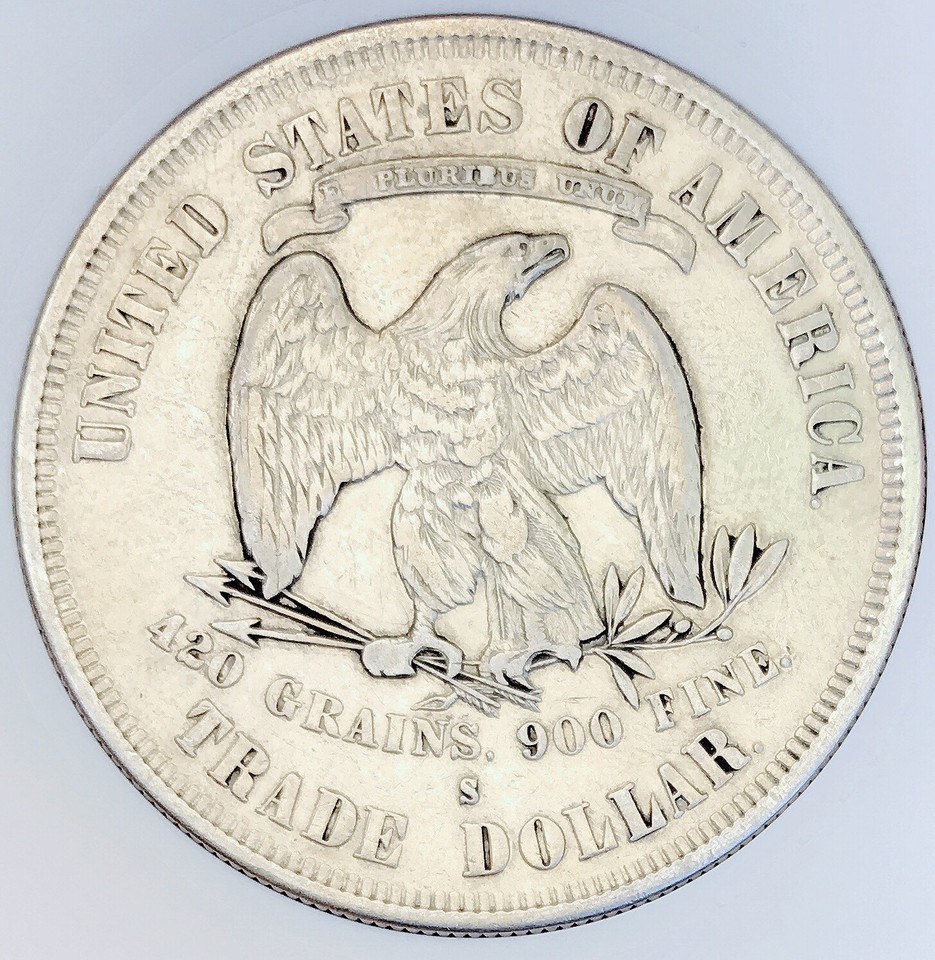 1877 S TRADE DOLLAR! BEAUTIFUL EYE APPEAL$$ RARE FIND! MUST SEE COIN ...
