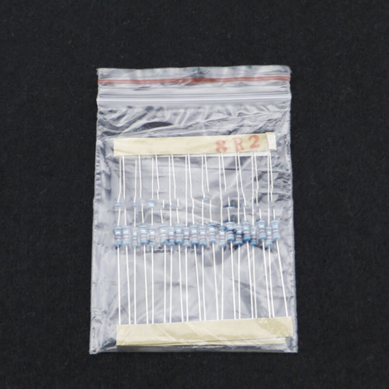 73 values 1460pcs 1% Precision 1/4W Metal Film Resistors Assortment ...