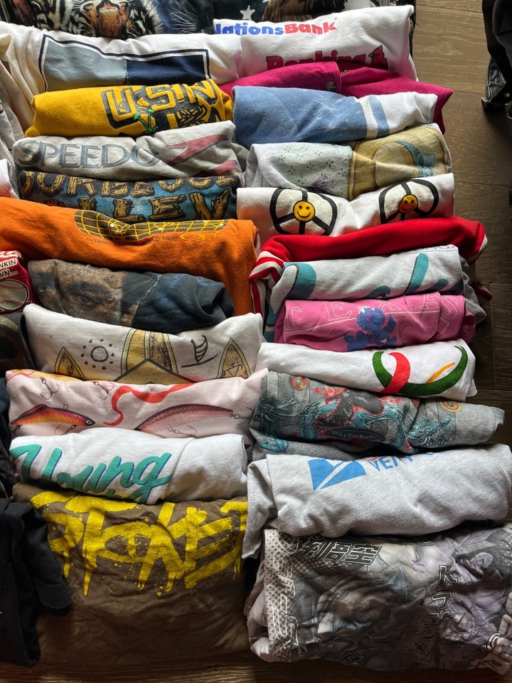 Lot Of 52 Vintage T-shirts Native Jesus Hippie Elvis 80s 90s Animals | eBay
