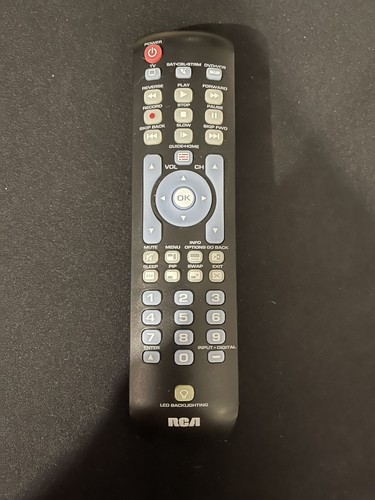 RCA Remote Control Cable/Sat/TV/VCR/DVD LED Backlighting Tested And ...