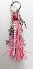 Beaded Tassel Keychain Starfish Pink Dangler Clip Junk Journal Purse | eBay