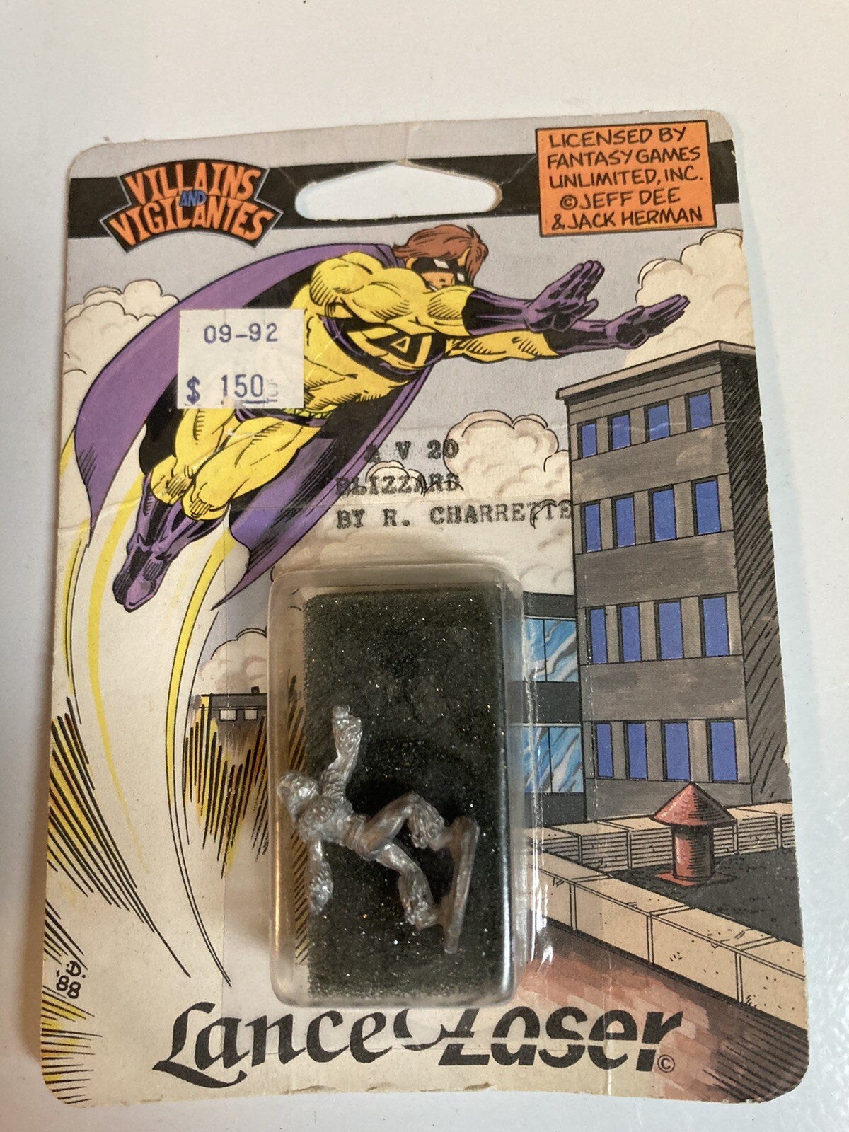 Lance & Laser Villains and Vigilantes Pewter Miniature V & V 20 ...