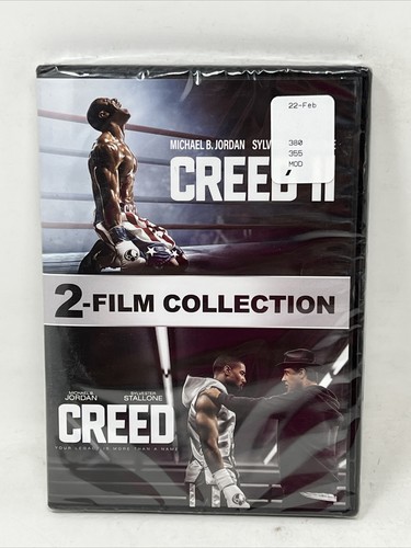 2 MOVIE COLLECTION CREED + CREED II New Sealed DVD Sylvester Stallone ...