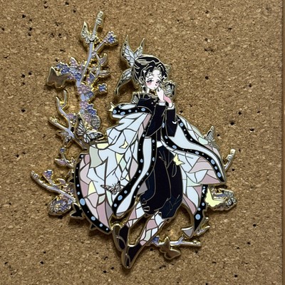 Shinobu kocho Hard Enamel Pin demon slayer | eBay UK