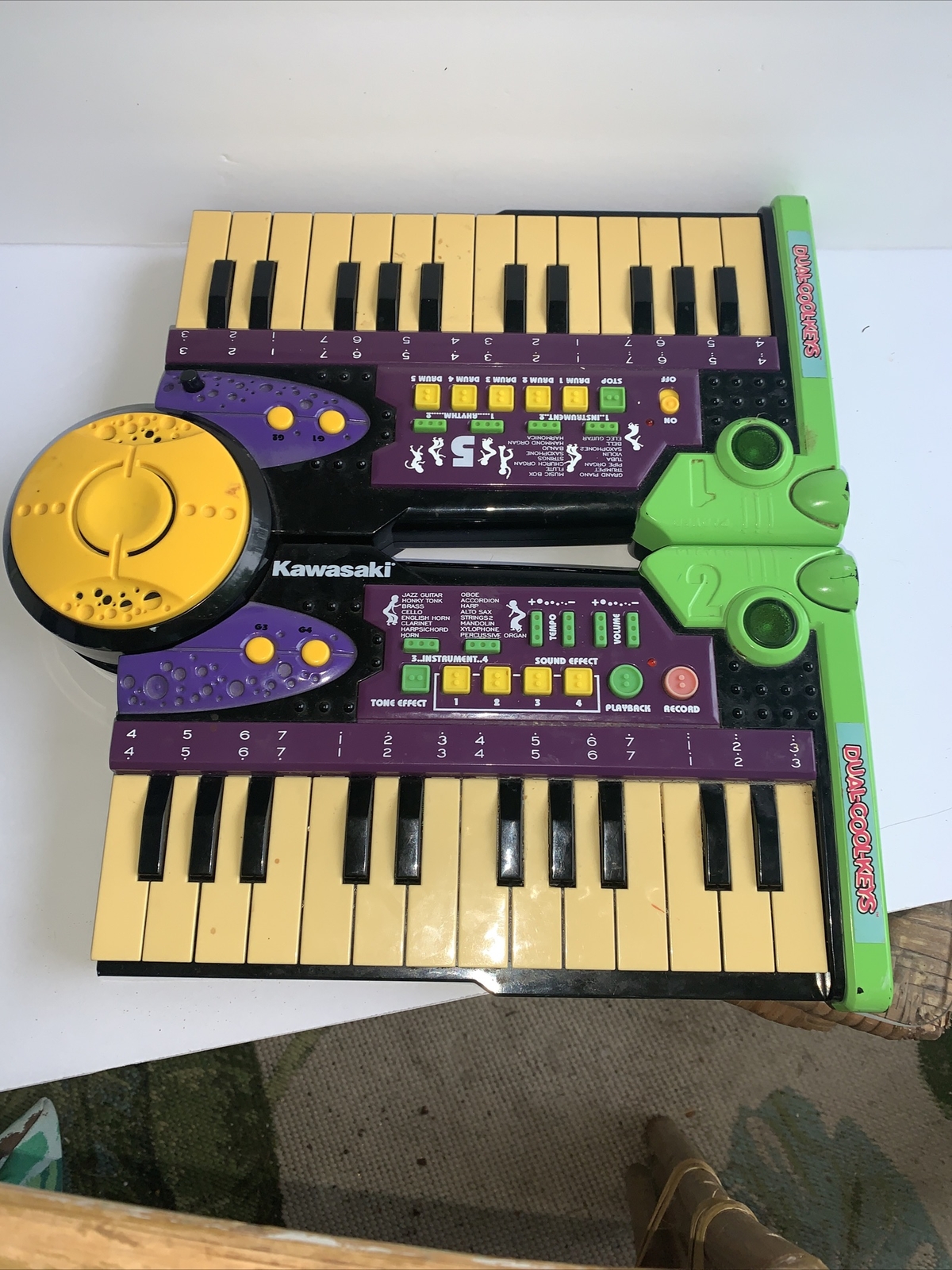 Kawasaki Dual-Cool-Keys 48 keys Foldable Keyboard Electronic Childs ...