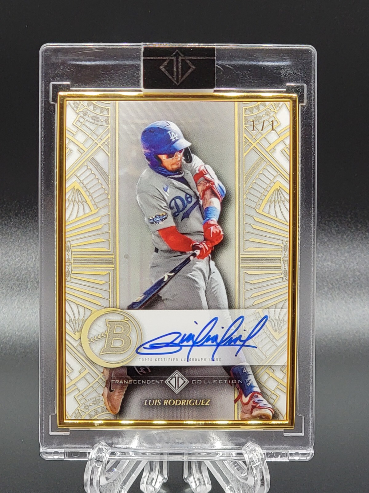 2022 Bowman Transcendent Luis Rodriguez Deco Gold Autograph 1/1 LA ...