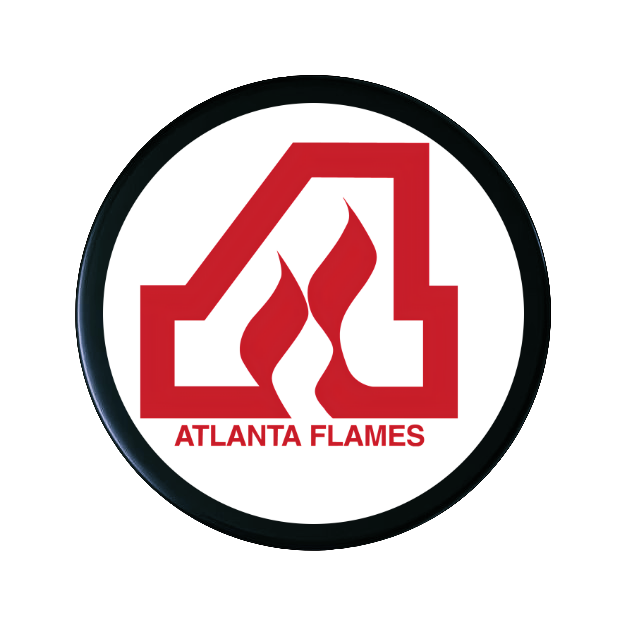 Atlanta Flames Logo Atlanta Flames T Shirt | Historic Hockey | Royal