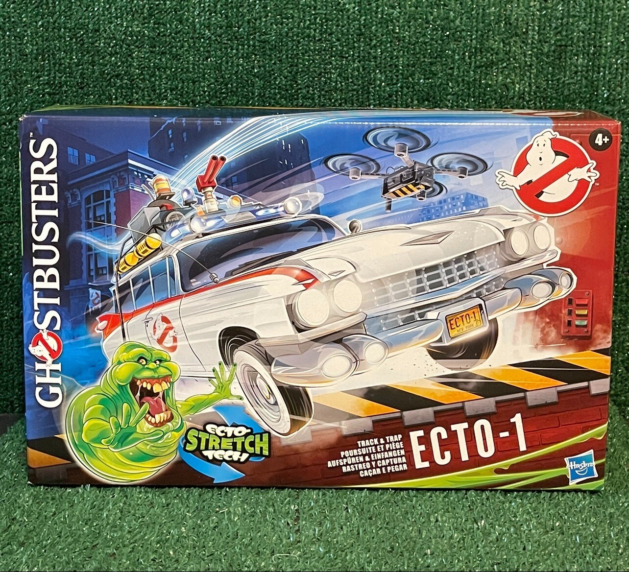 Ghostbuster: Frozen Empire Ecto-1 Ecto Stretch Tech With Slimer Figure ...