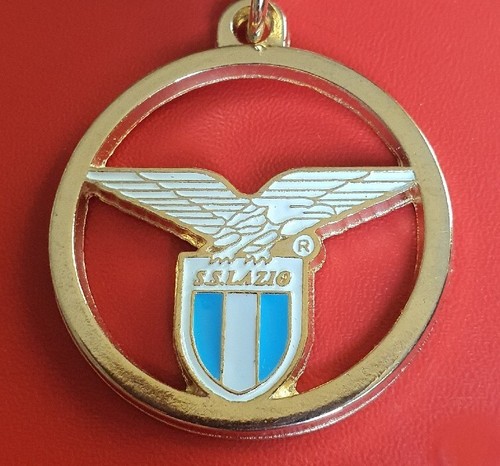 Portachiavi calcio ⚽️ LAZIO 🤍💙 badge UFFICIALE ciondolo pendente no ...