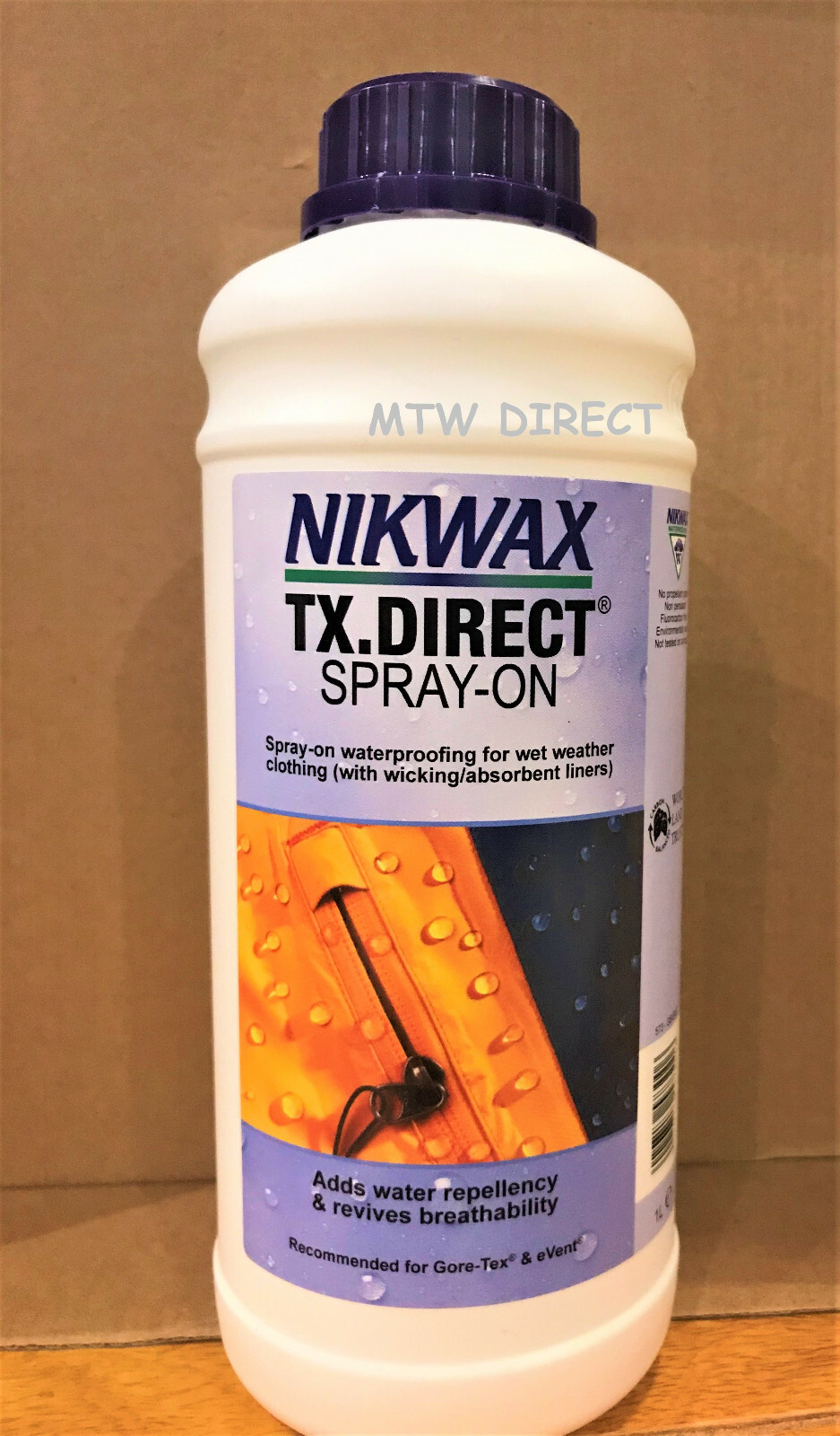 NIKWAX TX DIRECT 1 LITRE SPRAY ON FOR WATERPROOFING GORE-TEX JACKETS | eBay