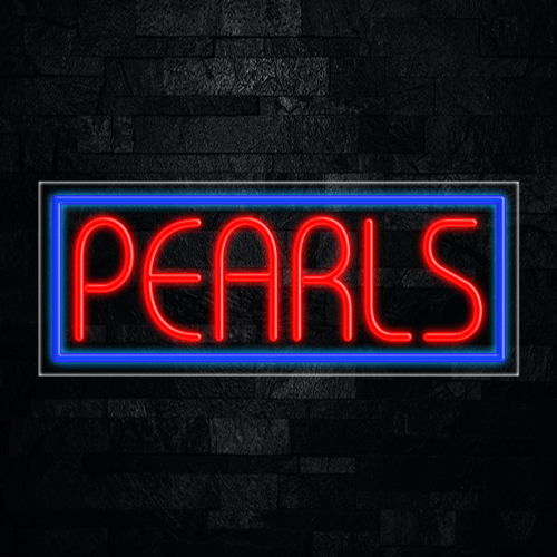Pearls LED Neon Sign 30"L x 12"H #31458 | eBay