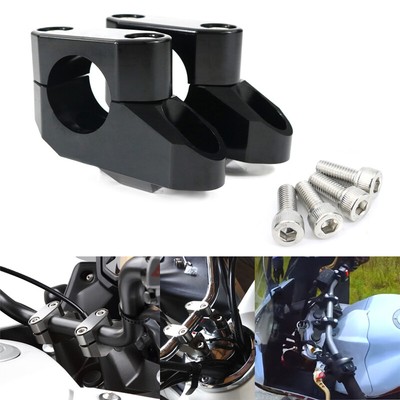 Fit For BMW S1000R R1200R F800GT F800R Offset HandleBar Mount Clamps ...