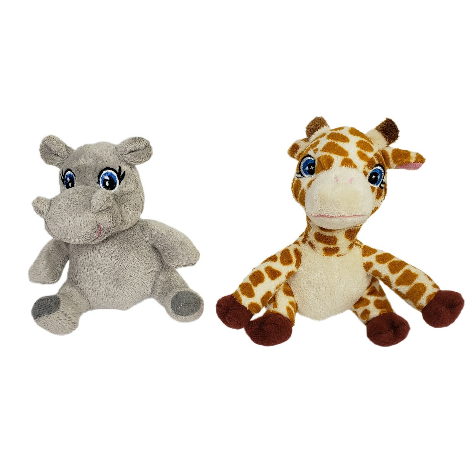 Garanimals Baby Hippo Giraffe Plush Stuffed Animal Lovey Sewn Eyes | eBay