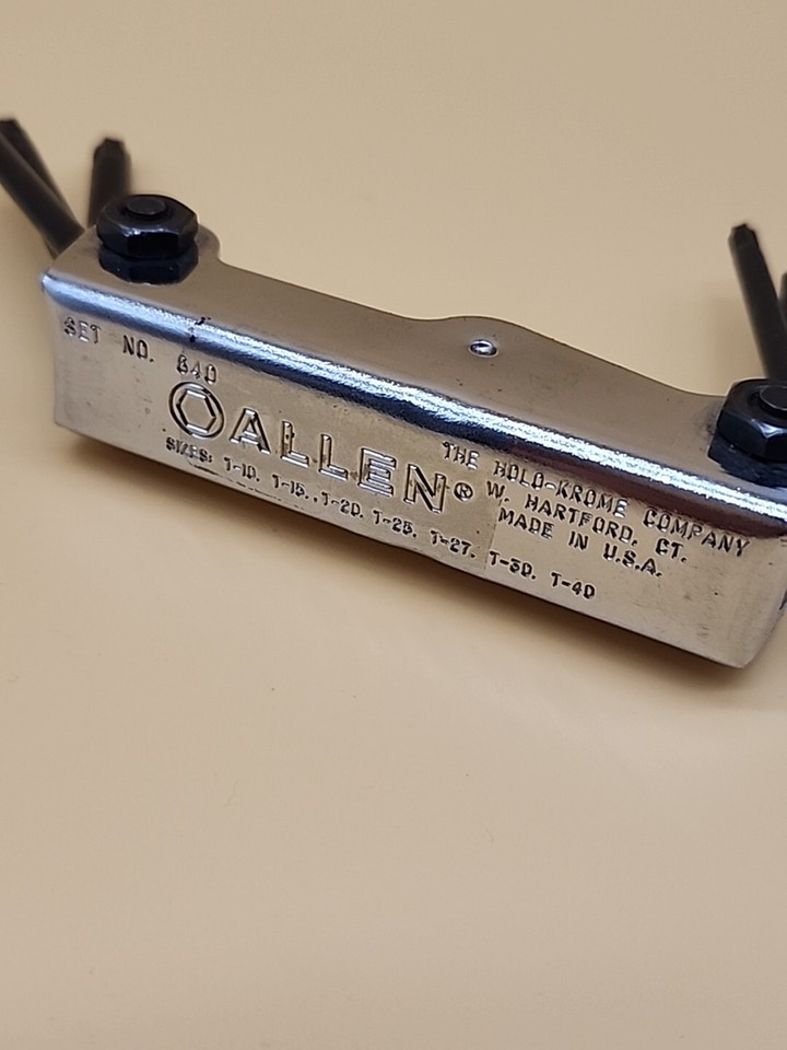 Allen Tool Fold-Uni-Key No.640 SAE Inch Hex Allen Key Tool USA | eBay