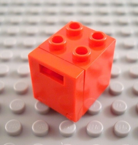 LEGO Red 2x2x2 Container with Red Door | eBay
