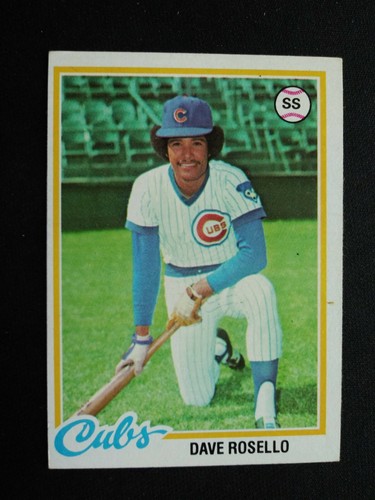 1978 Topps Baseball Card # 423 Dave Rosello - Chicago Cubs (VG/EX) | eBay