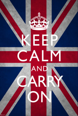 Keep Calm And Carry On British Flag Wallpaper