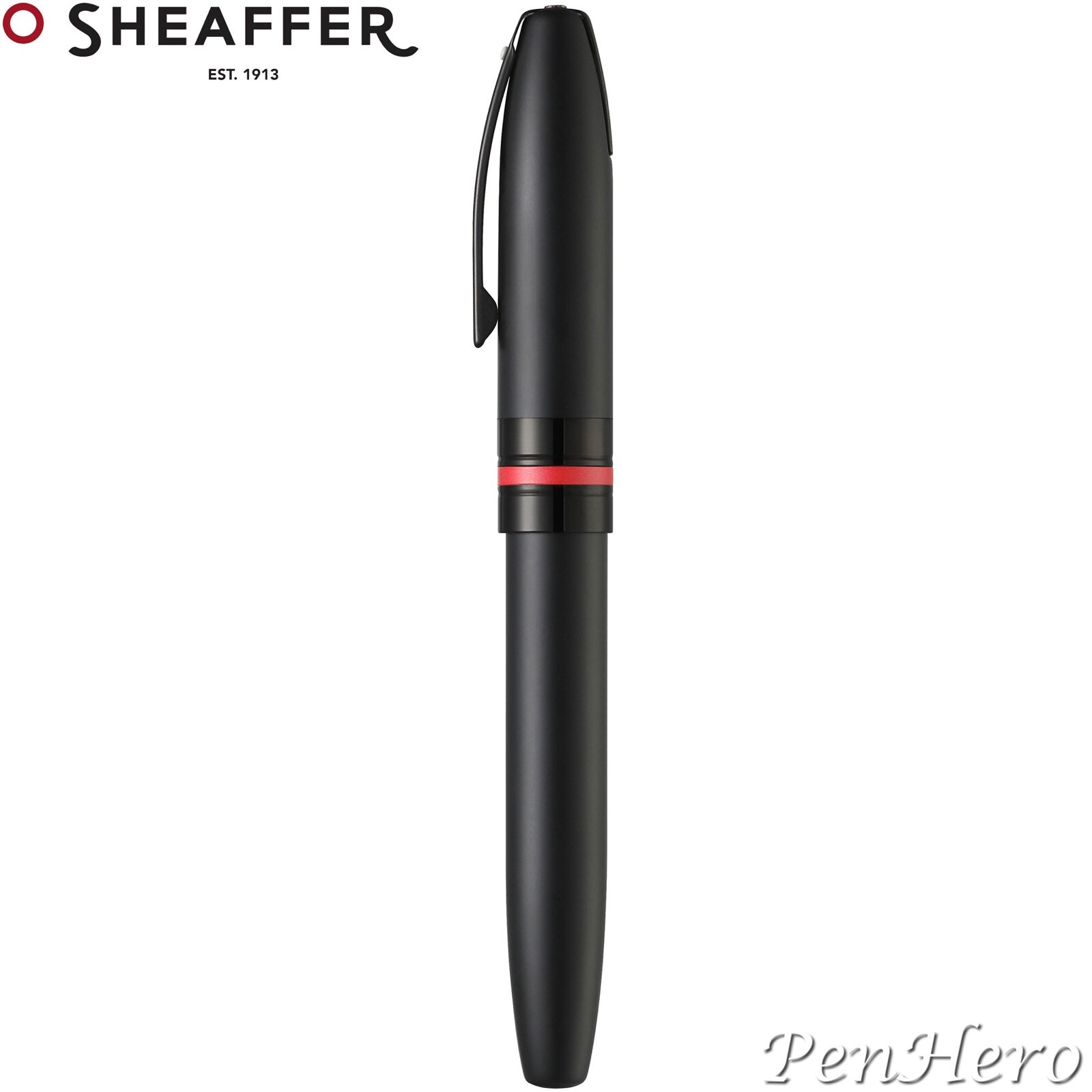 Sheaffer Icon Matte Black Lacquer Fountain Pen Medium + FREE Leather ...