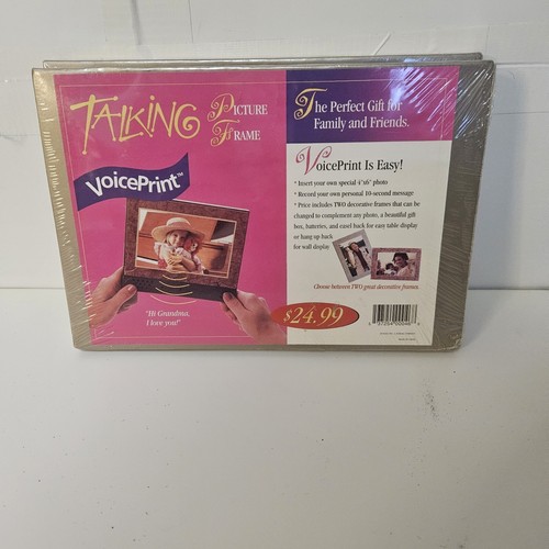 2 Talking Picture Frame - VoicePrint - Holds 4" x 6" Photo 10 Second ...