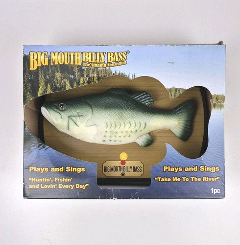 Big Mouth Billy Bass Singing Fish Animated 2021 Motion Sensor Gemmy ...