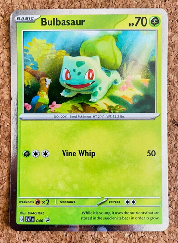 BULBASAUR 046 PROMO POKEMON 151 SCARLET & VIOLET | eBay