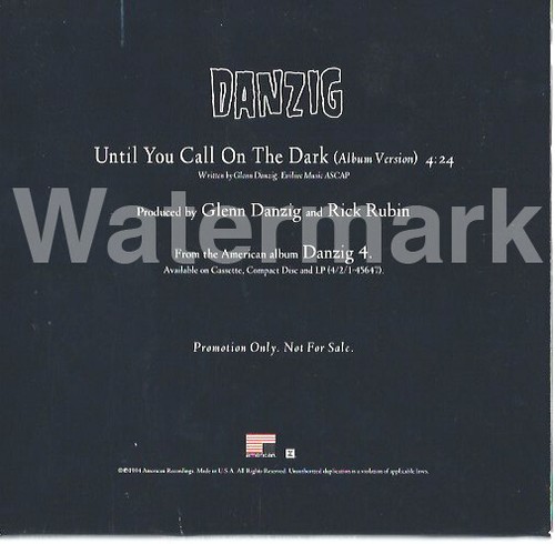 Danzig 4 CD Single Until You Call On The Dark Glenn Danzig 1994 | eBay