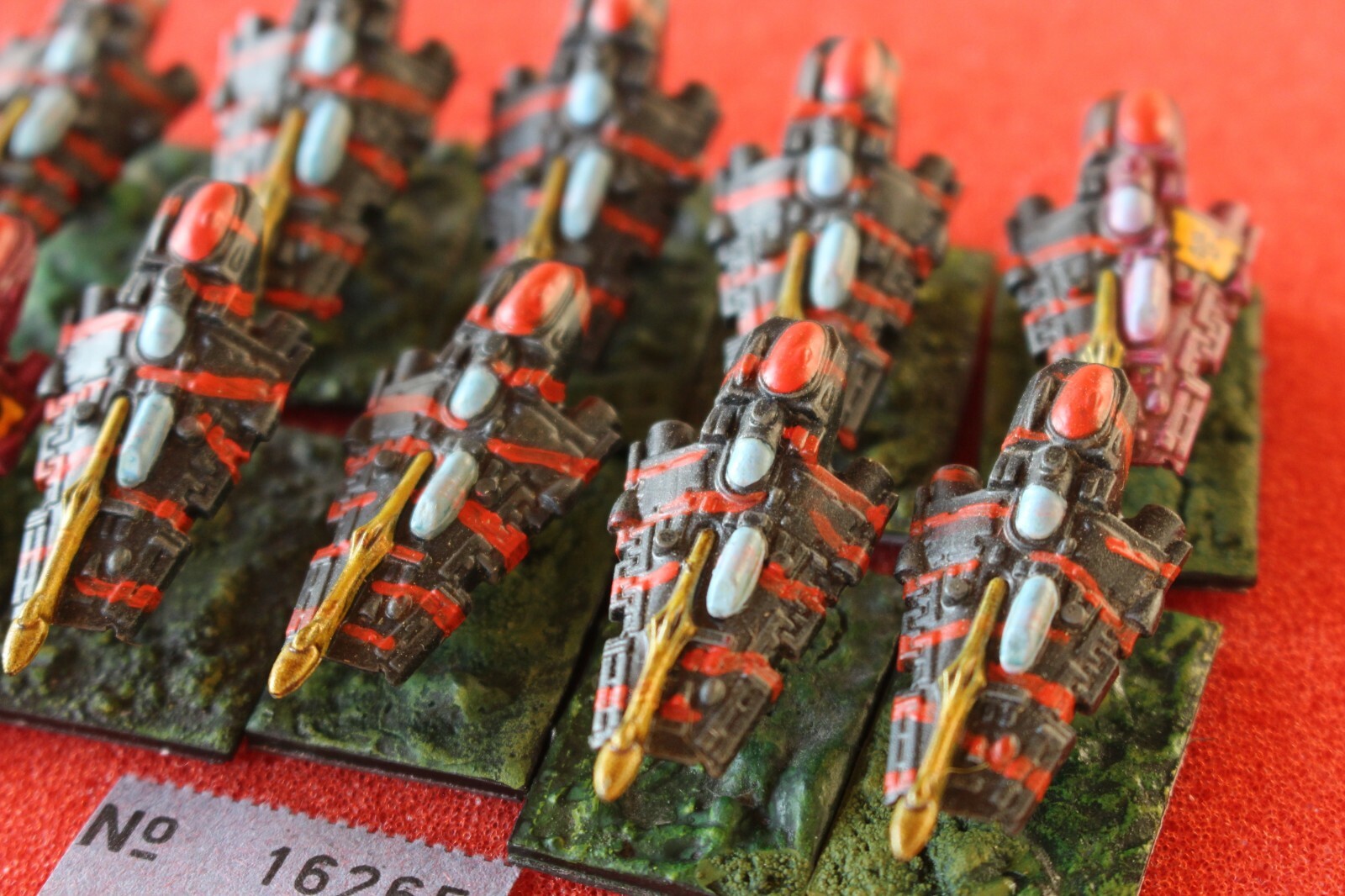 Games Workshop Epic 40k Eldar Falcon Gravtanks Grav Tanks x10 Painted ...