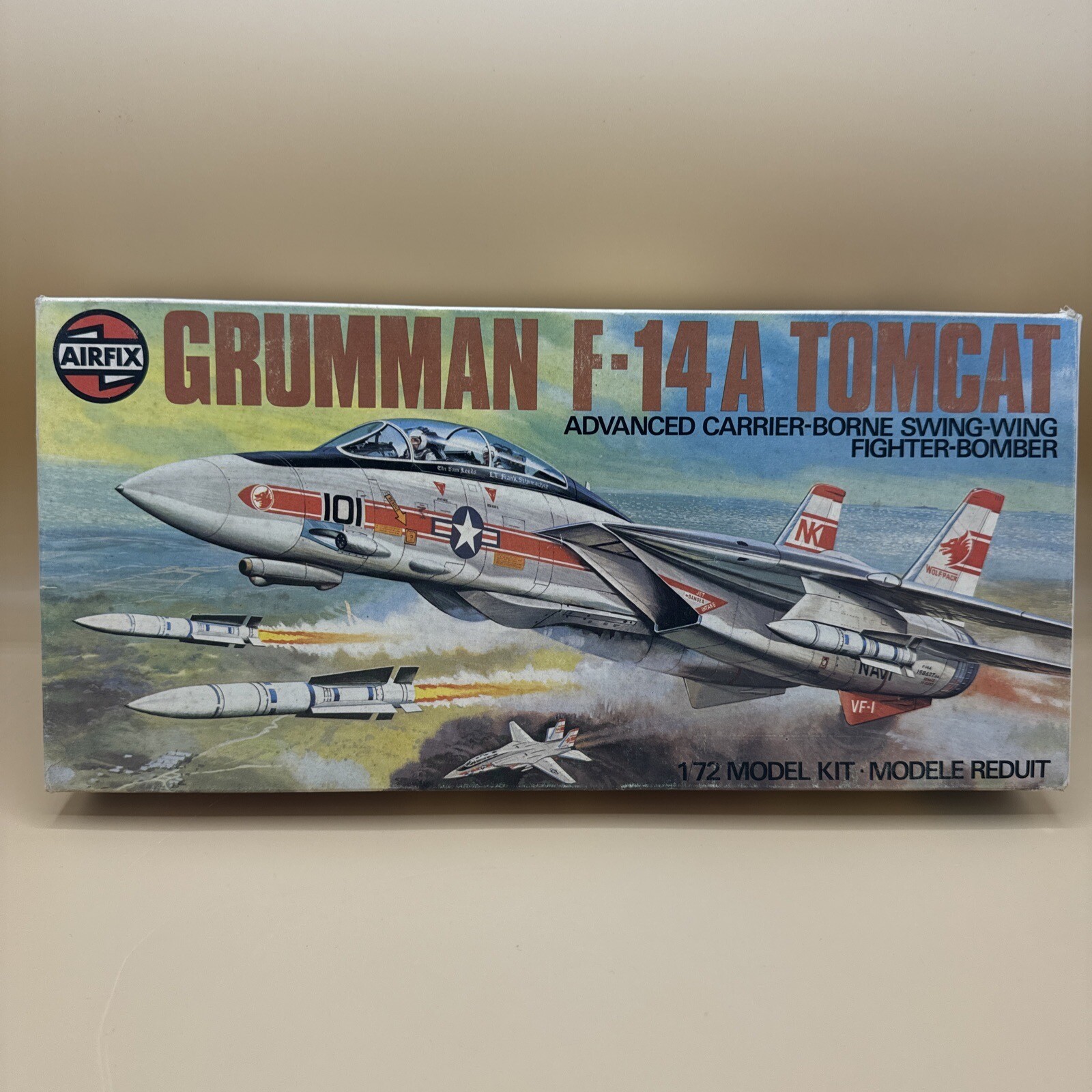 Airfix Grumman F-14A Tomcat 05013 #1 1/72 Model Kit - Open Box - Sealed ...