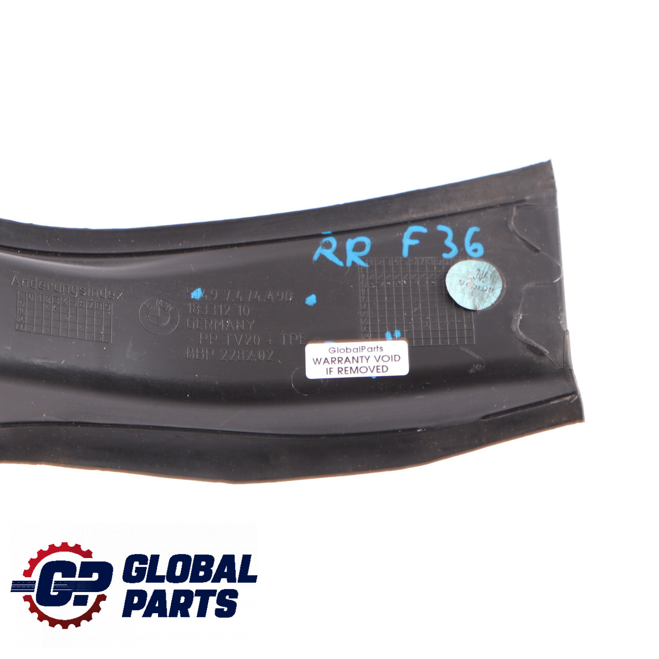 BMW F36 Gran Coupe LCI Rear Light Lamp Gutter Trim Cover Right O/S ...