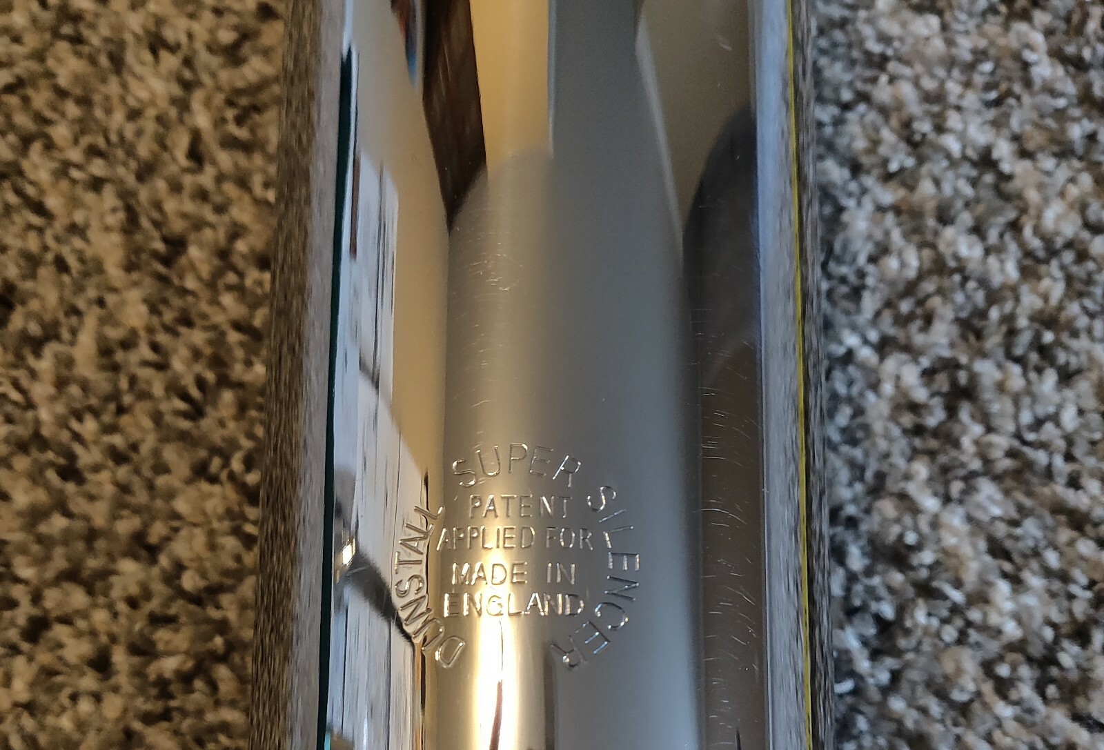 Genuine Classic Paul Dunstall Super Silencer Motorcycle Exhaust Pipe ...