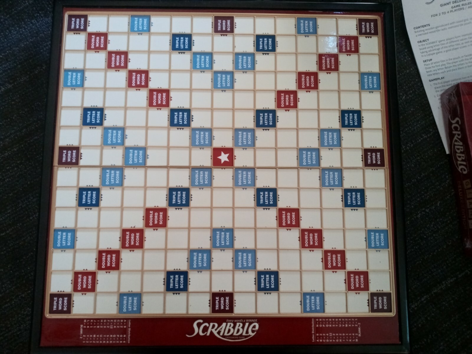 Winning Solutions Scrabble Giant Deluxe Edition (21010) for sale online ...