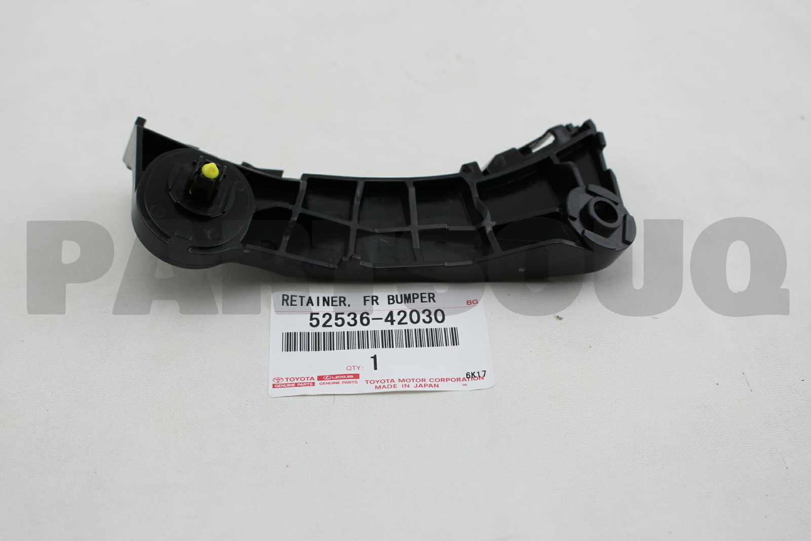 5253642030 Genuine Toyota RETAINER, FRONT BUMPER SIDE, LH 52536-42030 ...