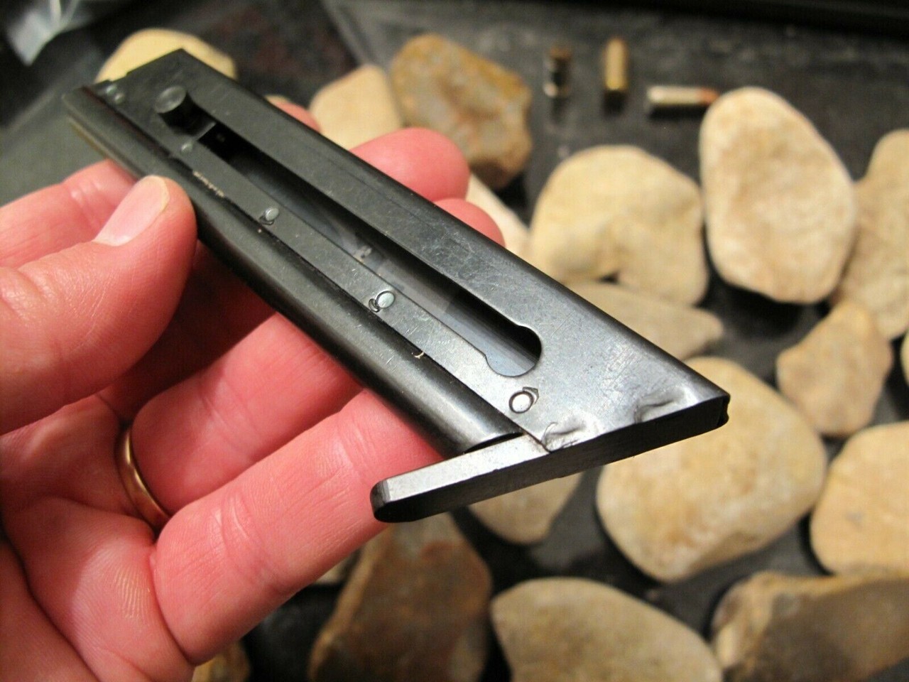 2 'POSTWAR' COLT WOODSMAN 22 HUNTSMAN TARGET CHALLENGER CLIP 10RD .22lr ...