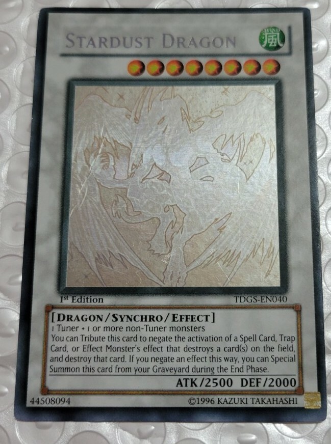 Yu Gi Oh Stardust Dragon Ghost Rare Tdgs 1st Edition Light Played Ebay