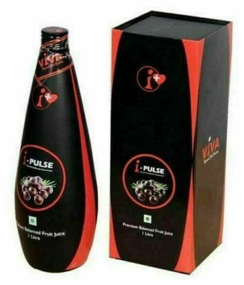INDUS VIVA I PULSE FRUIT JUICE Fruit Juice 1000 ml improves immunity FS ...
