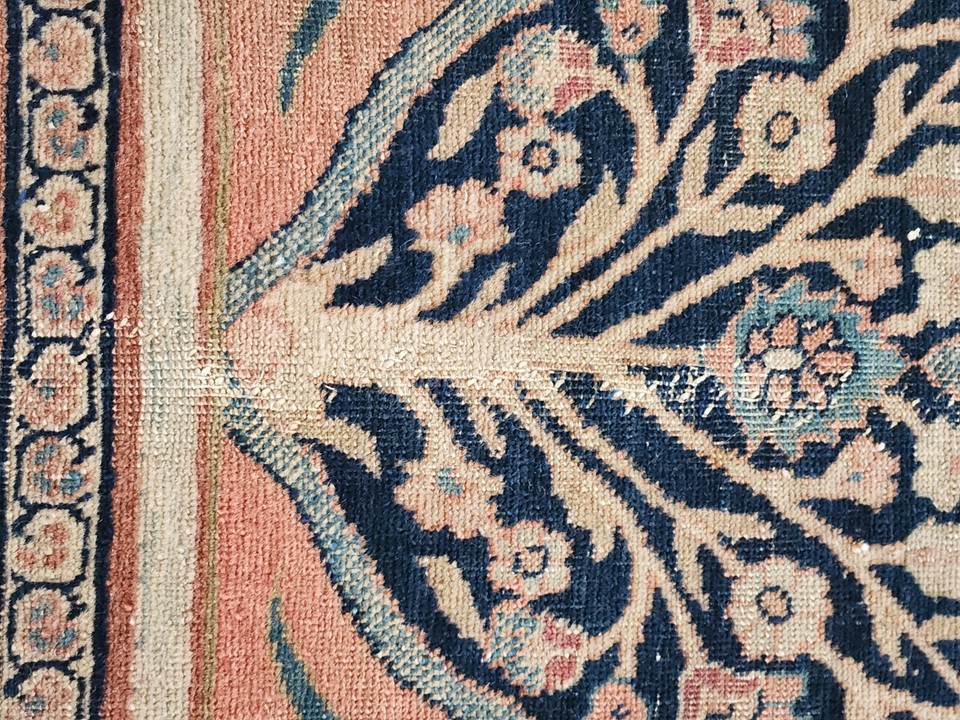 Circa 1900 Tabreez Rug, 4'7" X 6' | eBay