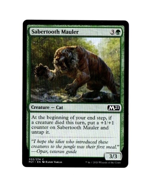 MTG - M21 - Sabertooth Mauler (202/274) | eBay