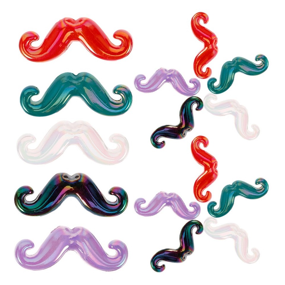 50 Pcs Colorful Loose Spacer Beads Bracelet Charm Jewelry Making ...