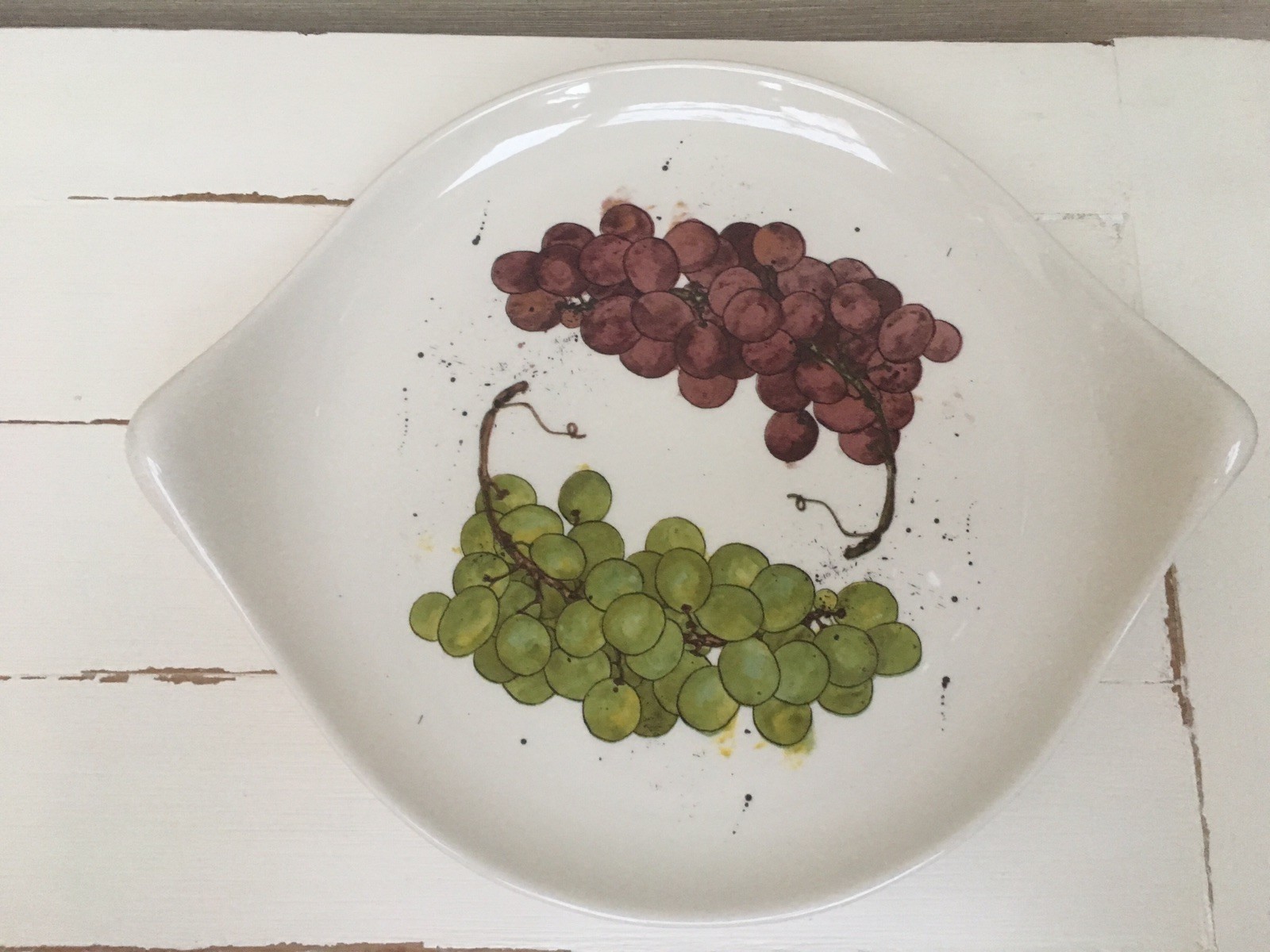 Waitrose Limited Edition - Royal Stafford Ceramic Cheese Plate - Grapes ...