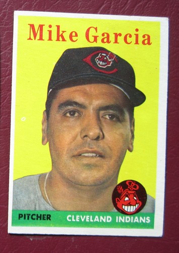 1958 Topps Mike Garcia (Cleveland Indians) #196 EX | eBay