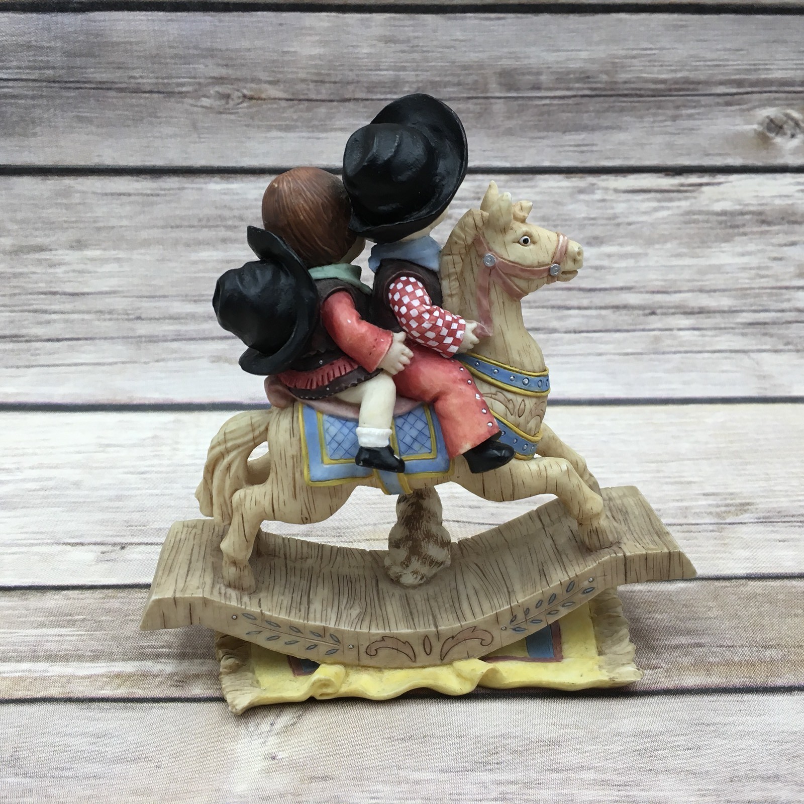 Effanbee Doll Figurine Patsy Ride Em Cowboy Rocking Horse Heart To ...