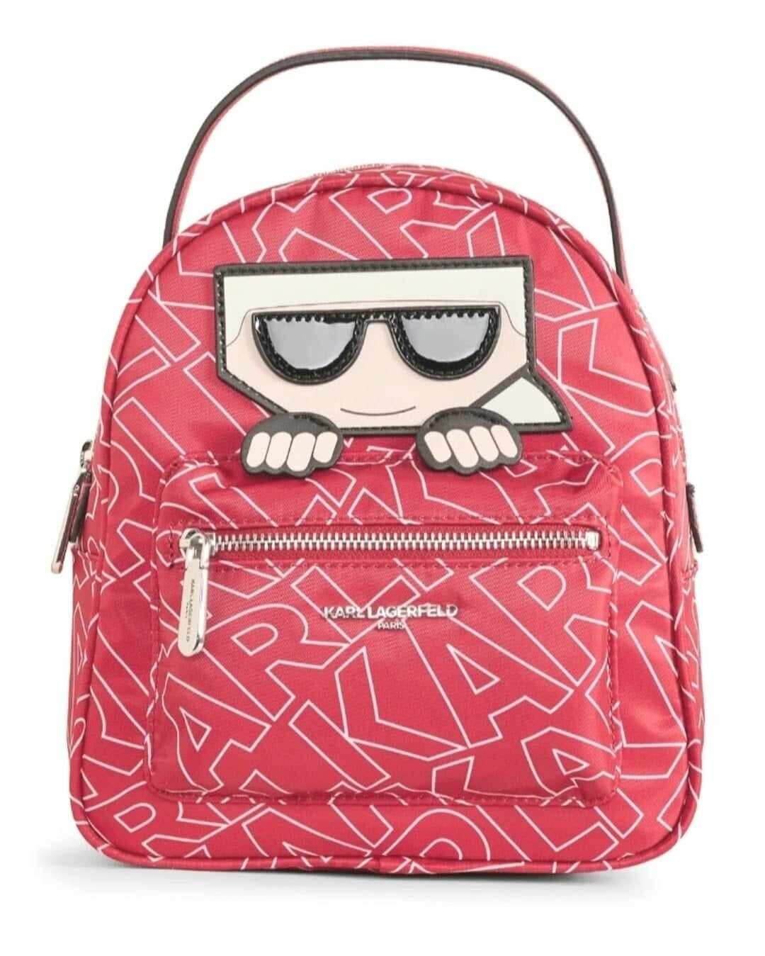 NWT UNISEX 💯 AUTHENTIC MINI Karl Lagerfeld Paris Amour Backpack Nylon ...