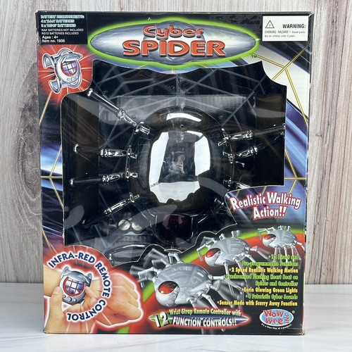 Wow Wee Cyber Spider Wowwee Silver - Remote Control RC New in Box NIB ...