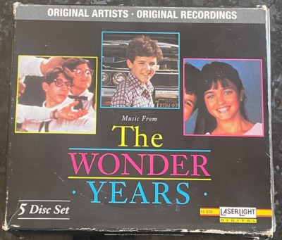Music From The Wonder Years TV Show (1994, 5 Disc Set) 50 Tracks ...