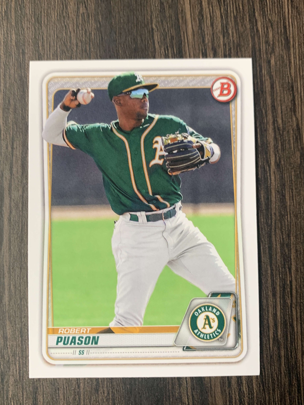 2020 Bowman Draft Robert Puason Base #BD-155 Oakland A's | eBay