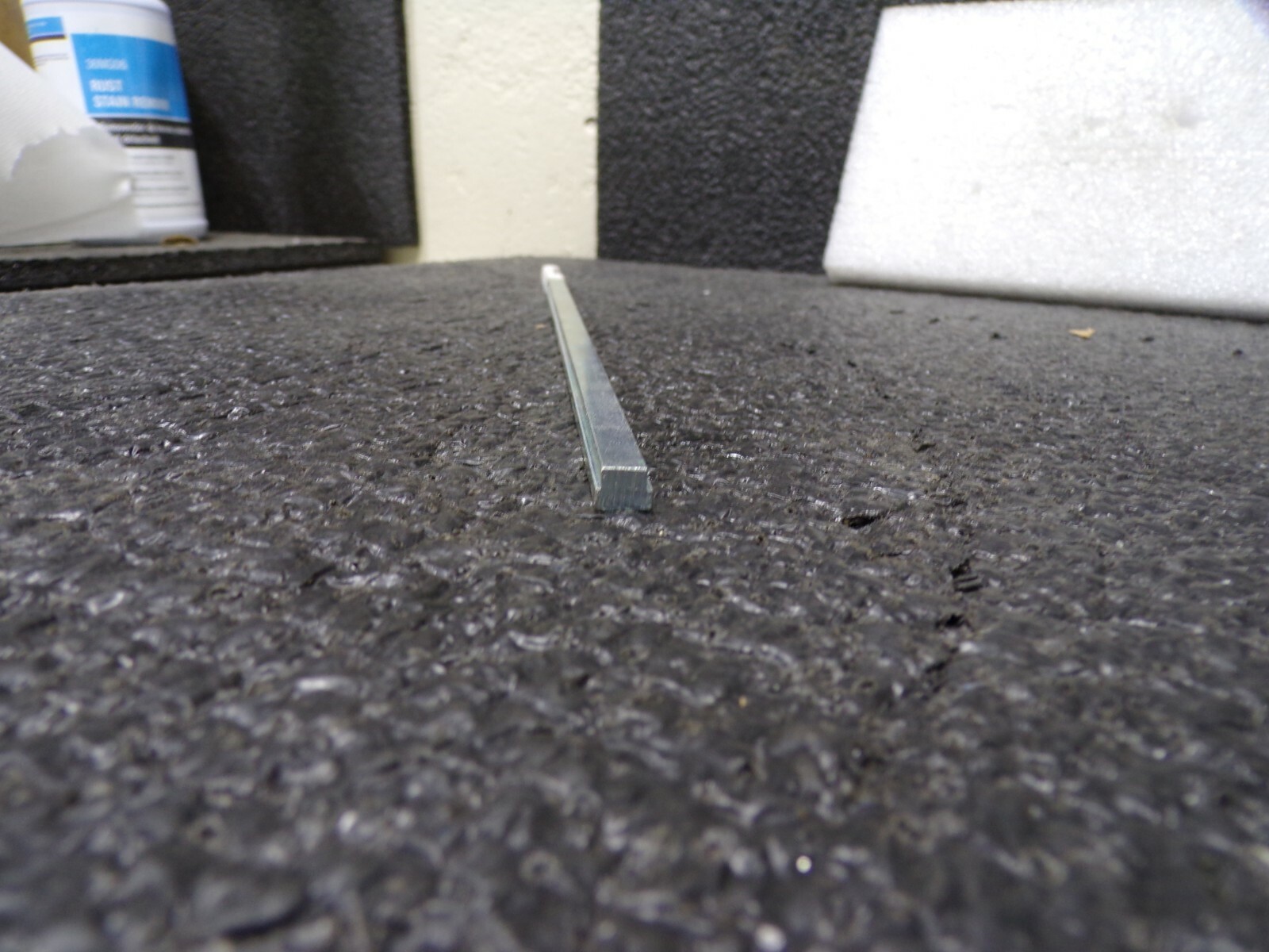 12" Medium Carbon Steel Type 2 Step Key Stock with Zinc Finish 5WA66 ...