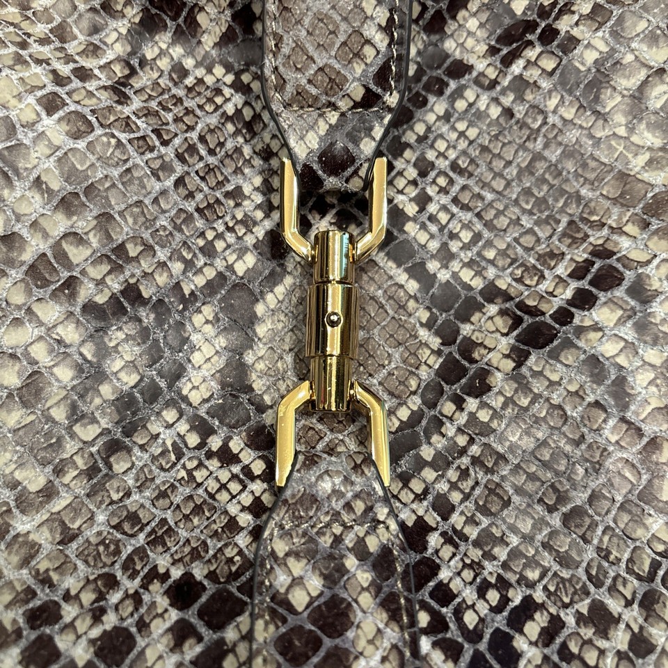 G.i.L.i. Snake Skin Leather Handbag | eBay