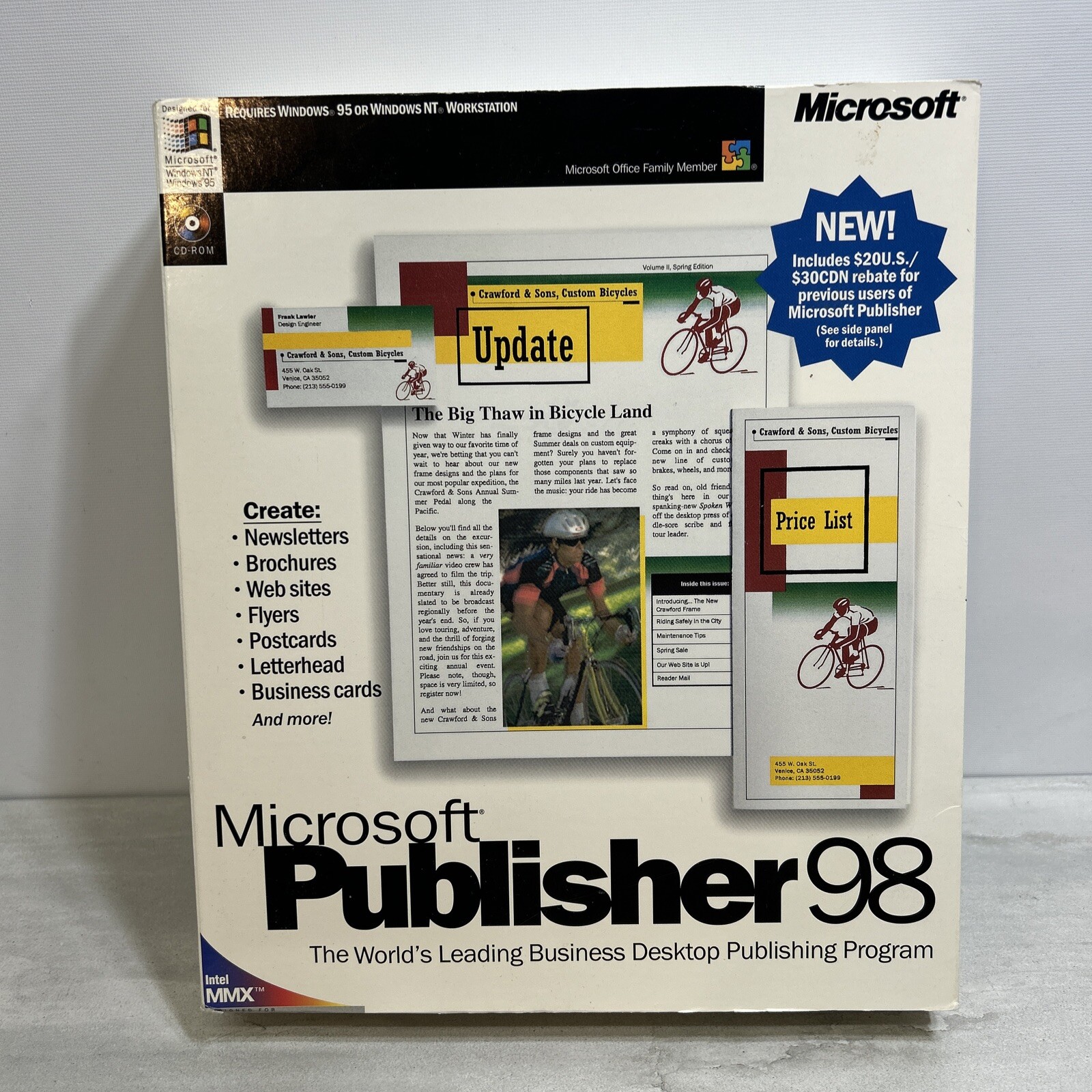 Microsoft Publisher 98 Deluxe Edition with Picture It for sale online ...