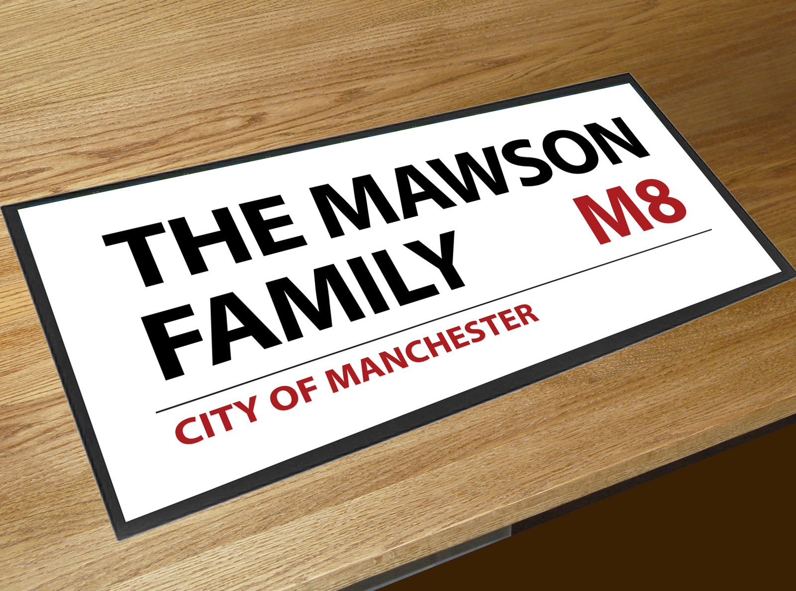 Personalised With your Family London Street sign bar runner Pubs ...
